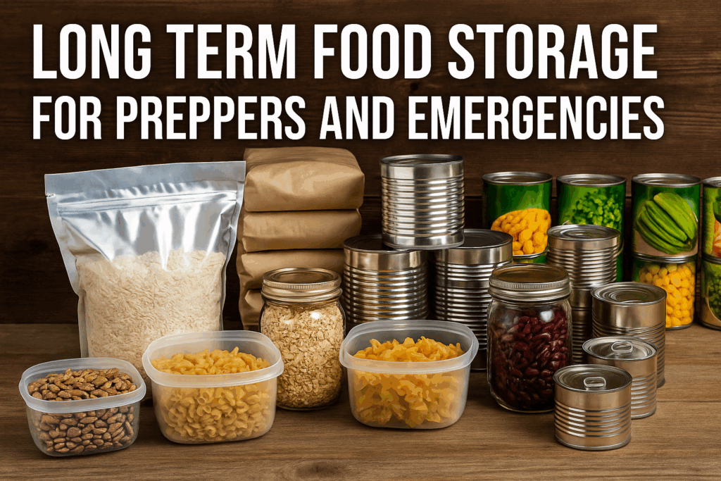 Long Term Food Storage for Emergencies